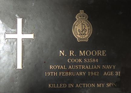 12 Cook NR Moore Head Stone - Naval Historical Society of Australia