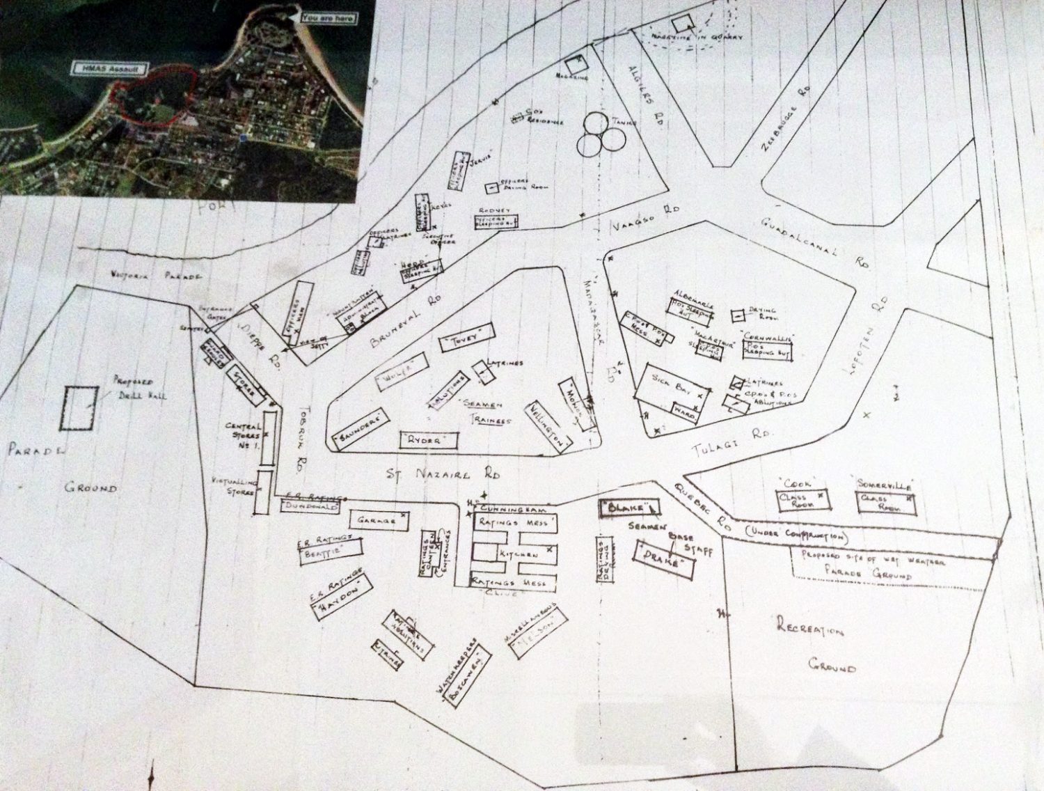 2 Base map Information Sheets HMAS Assault - Naval Historical Society ...