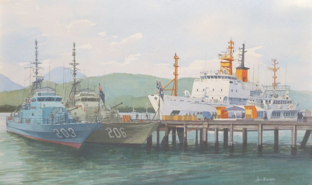 HMAS Fremantle (203) and HMAS Wollongong (206) Departure Day - Naval ...