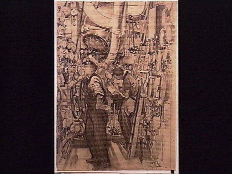 Engine-room-HMAS-Nepal-J-Goodchild - Naval Historical Society of Australia