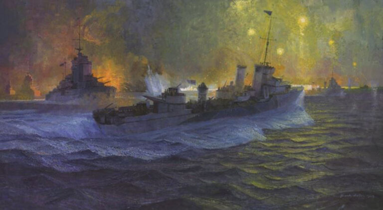 HMAS Stuart in the Battle of Matapan, 1941 - Naval Historical Society ...