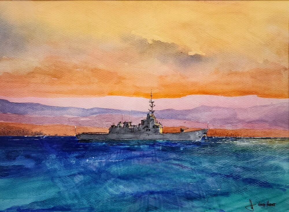 HMAS Hobart off Darwin in 2020 - Naval Historical Society of Australia
