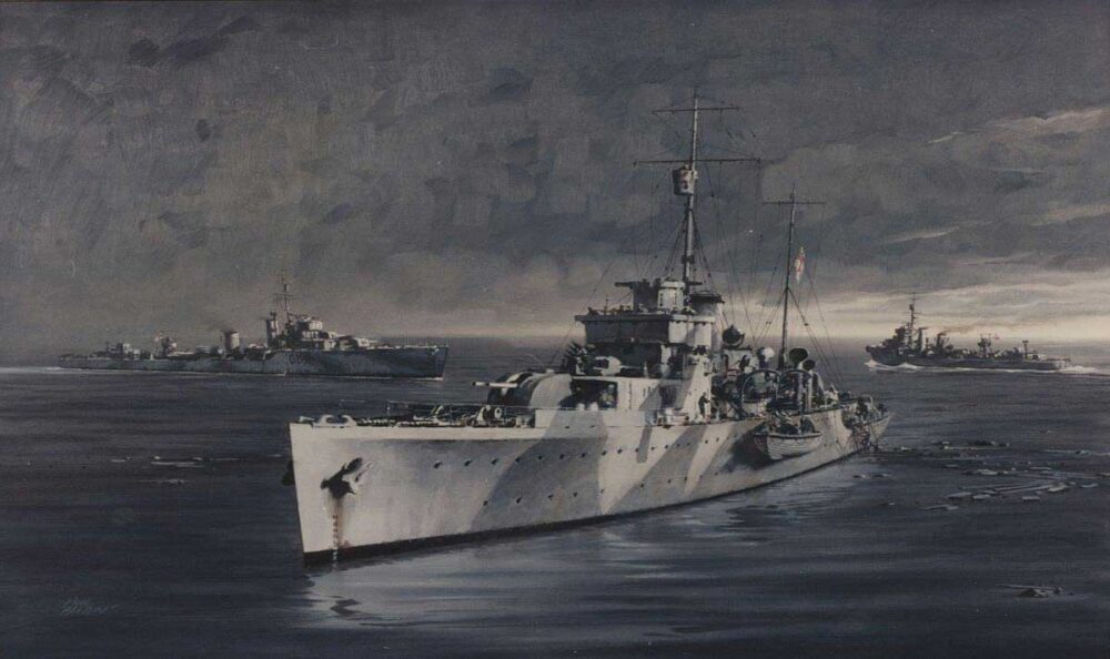 HMAS-Parramatta-II-Painting-by-Phil-Belbin - Naval Historical Society ...