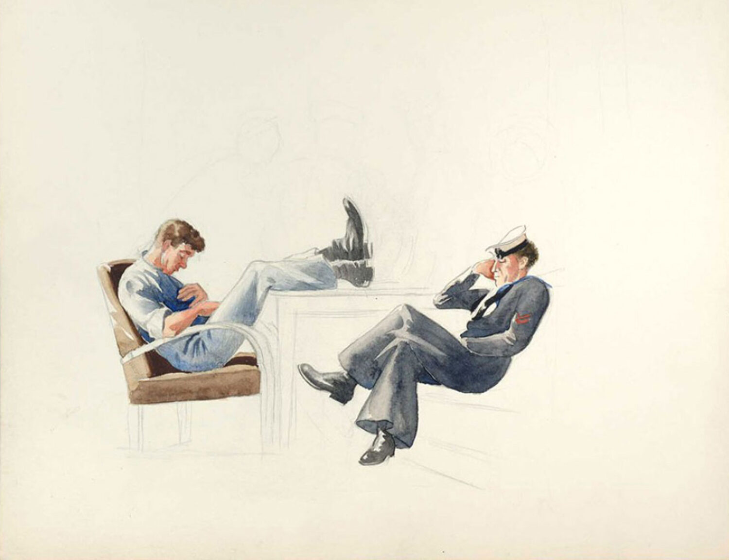 Sailors at Rest, HMAS Rushcutter, 1944 - Naval Historical Society of ...