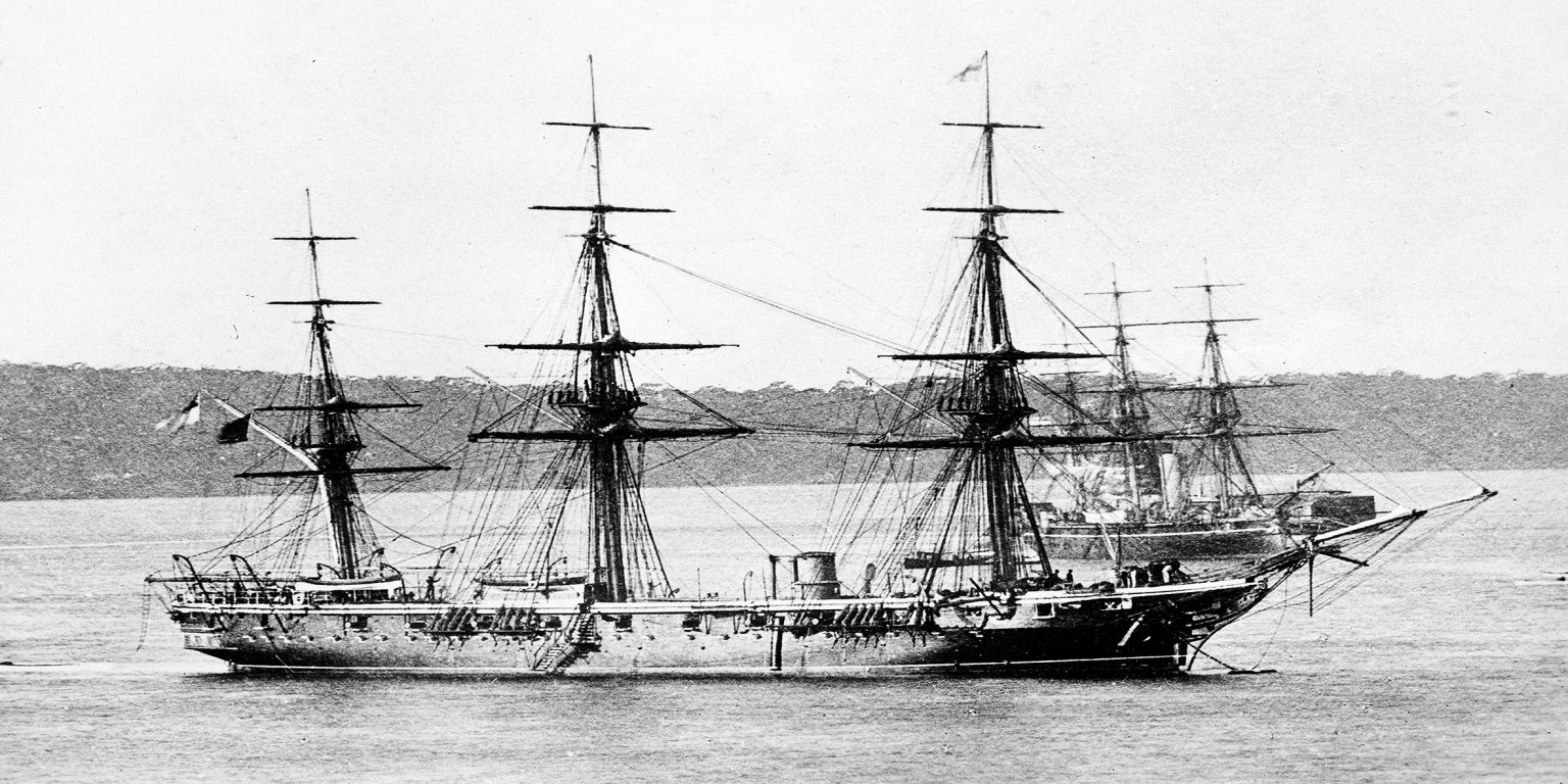 HMS Wolverine - One of the Australian station circa 1900 - Naval ...