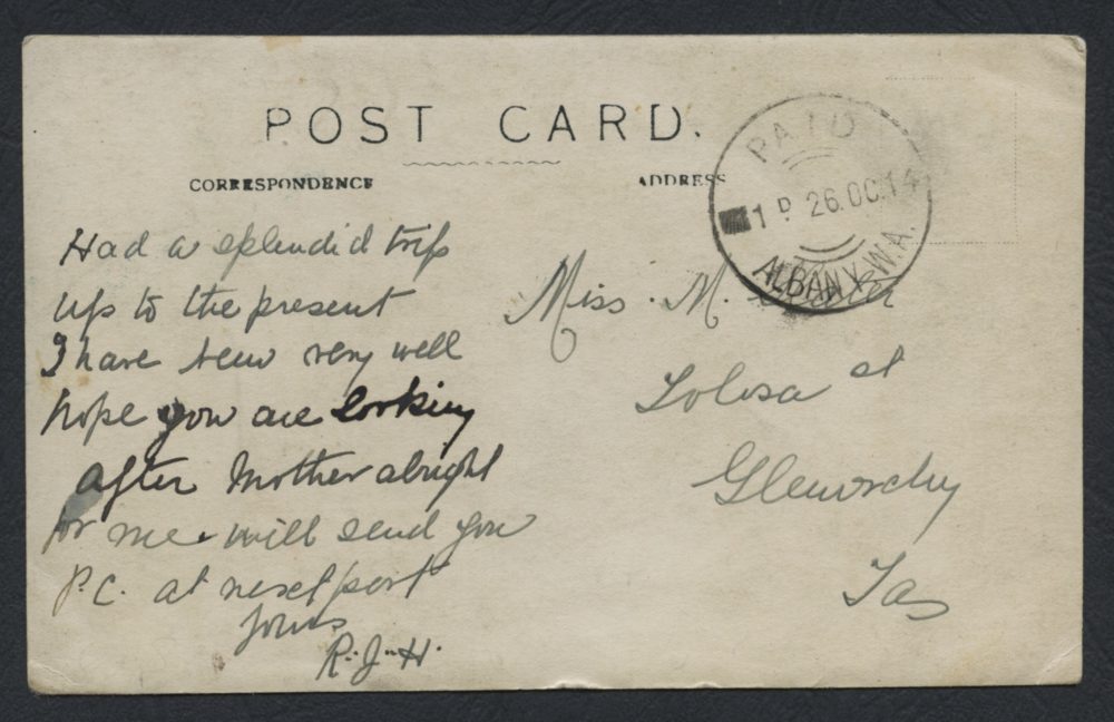 The Troops Depart: Mail from the 1st AIF Convoy, 1914 - Naval ...