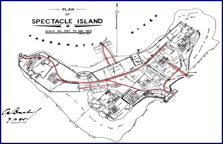 Railway system Spectacle Island 1894 - Naval Historical Society of ...