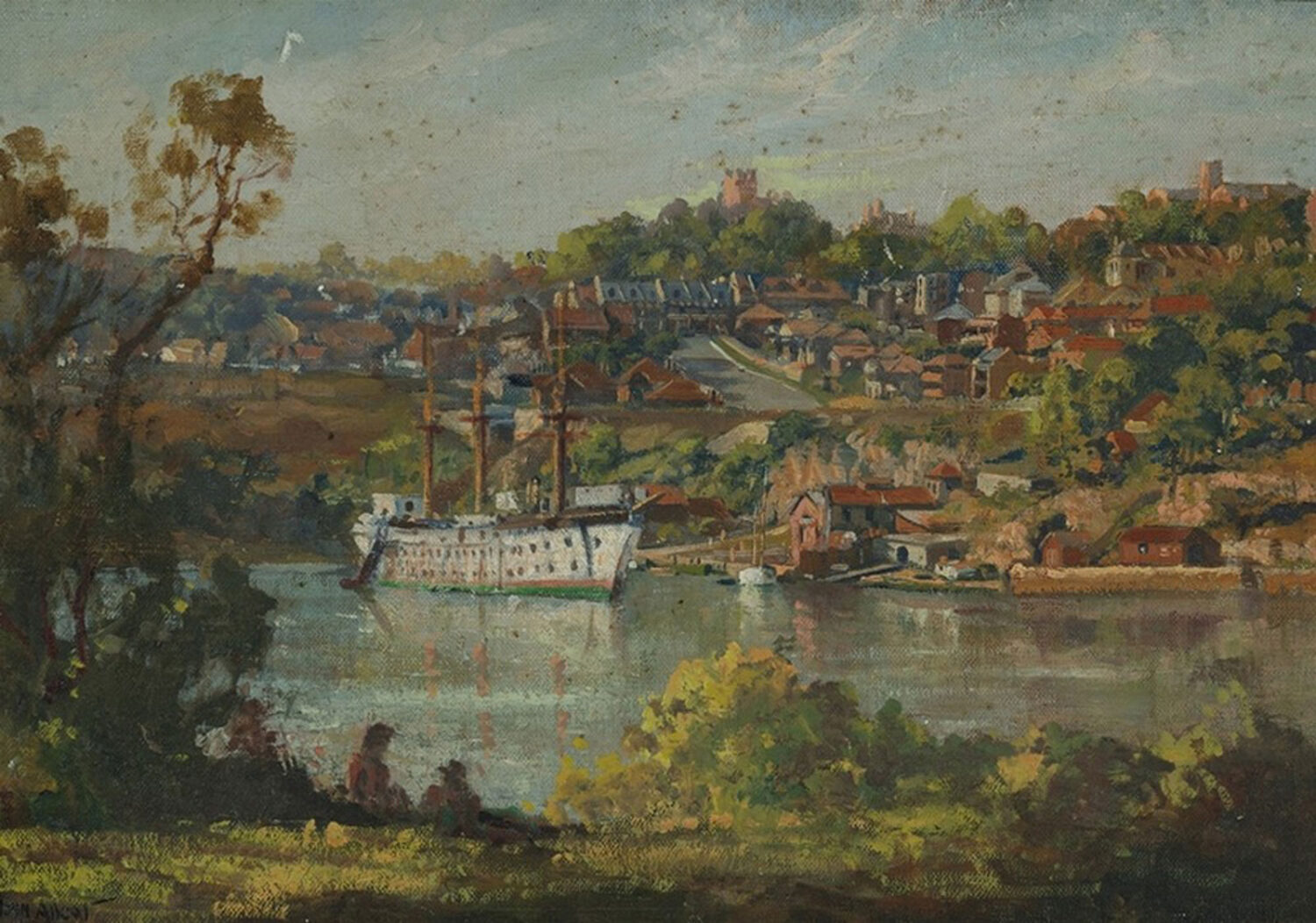 Sobraon - Berrys Bay Sydney Harbour (after her RAN commission) - Naval ...