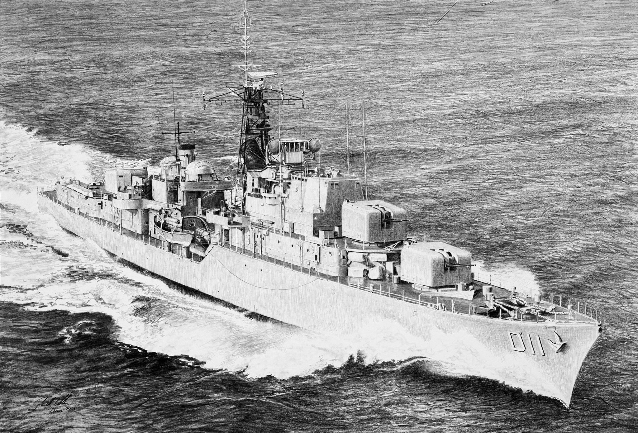 The bat, HMAS Vampire - Naval Historical Society of Australia